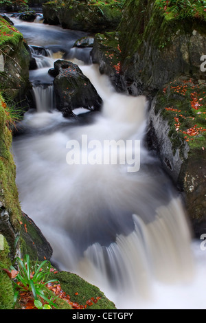 The Deil's Cauldron Waterfall, Comrie, Perthshire, Scotland, UK Stock ...