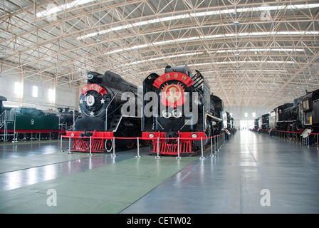 China Railway Museum. Mao Zedong Steam Locomotive, Class Jiefang 1 ...