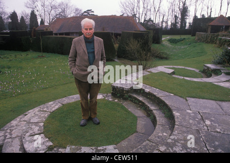 Garden designer author and plantsman Christopher Lloyd at Great Dixter East Sussex England Circa ...