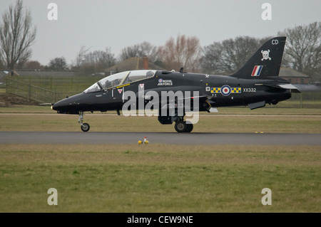 RAF Hawk landing Stock Photo - Alamy