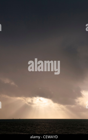 Sunbeams over the Florida Keys, Florida, USA Stock Photo - Alamy