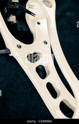 Hoyt Contender Elite compound bow in white Stock Photo - Alamy