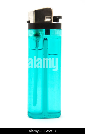 isolated blue plastic lighter Stock Photo - Alamy