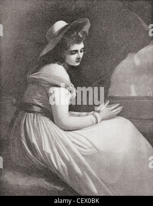 EMMA, LADY HAMILTON (1765-1815) mistress of Horatio Nelson as a ...