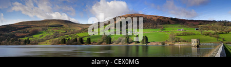 Talybont on Usk reservoir in the brecon beacons national park, Wales ...