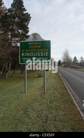 Kingussie Scotland January 2012 Stock Photo - Alamy