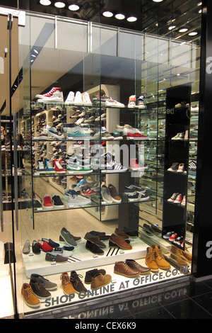 Office Shoe Shop Window display Stock Photo - Alamy