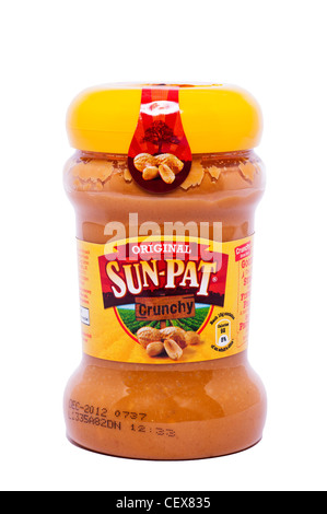 Sun-Pat crunchy peanut butter Stock Photo - Alamy