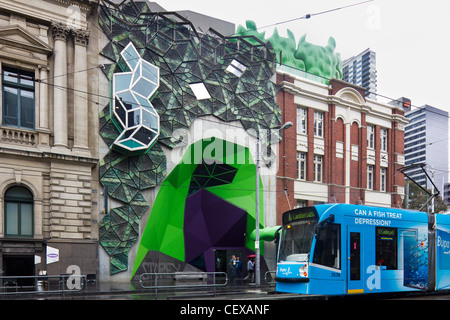 refurbished part of Storey Hall, RMIT, Melbourne, Australia Stock Photo ...