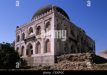 haft gumbaz tomb gulbraga karnataka india tourism Stock Photo - Alamy