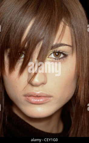 Jil Sander Milan Backstage Spring Summer Model on right Bette Franke ...