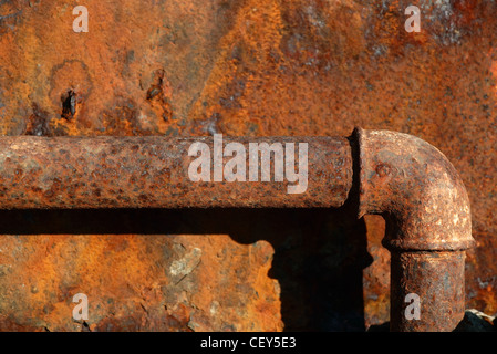 Rusty steel water-main pipe Stock Photo - Alamy