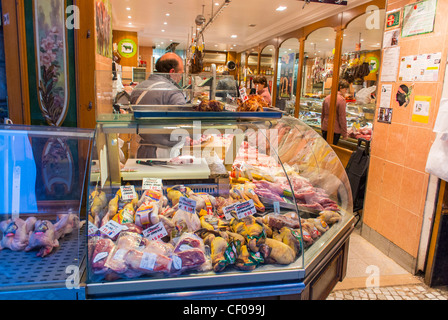 Paris France "French Butcher" interior Detail Processed Meats "J. Paul ...