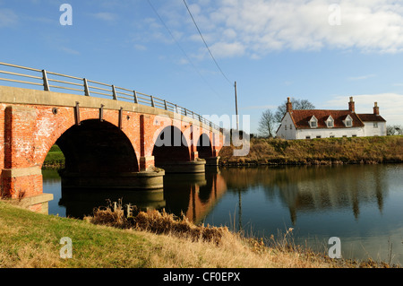 Tattershall Bridge & River Witham, Tattershall, Lincolnshire Stock ...