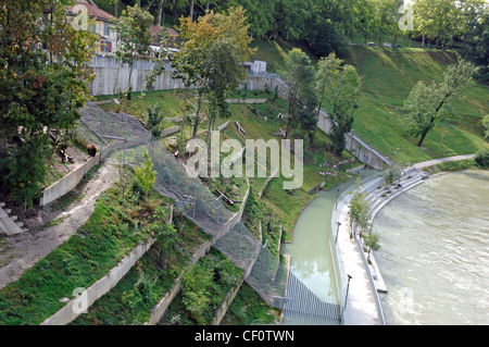 Bear pit, Aare, Bern, canton, Bern, animals, animal, zoo animal park ...