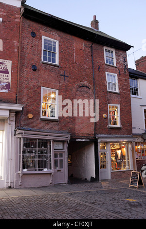 The entrance to Quality Square in Ludlow, Shropshire, England, UK Stock ...