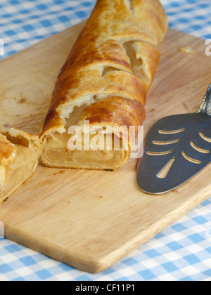 home made fruit strudel with sweet raspberries Stock Photo - Alamy