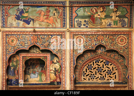 Seth Arjun Das Goenka Haveli, Rajasthan, Dundlod, India Stock Photo - Alamy