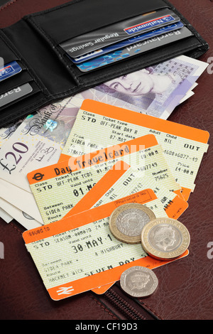 Train tickets - spiralling cost of rail fares Stock Photo - Alamy