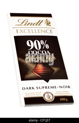 Lindt Dark Chocolate Bar Stock Photo - Alamy