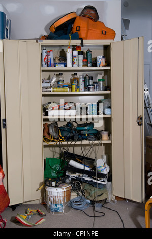 untidy work shed Stock Photo - Alamy