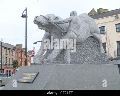 The Bull statue in Navan County Meath Ireland Stock Photo - Alamy