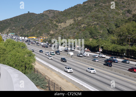 405 freeway I-405 Los Angeles CA, California highway signs bumper to ...