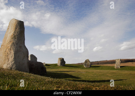 East Aquhorthies Stone Circle, Inverurie, Aberdeenshire, Scotland Stock ...