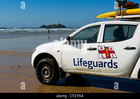 RNLI lifeguard vehicle for use on beaches to oversee bathing and ...