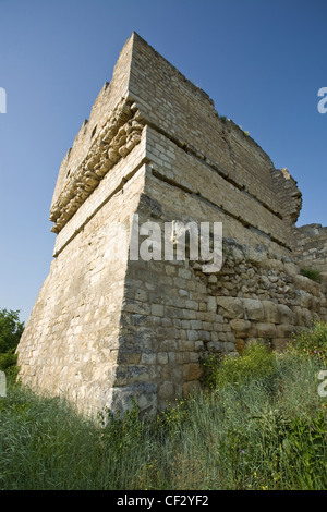Cherven medieval fortress, 12th Century, main view from above, Eastern ...