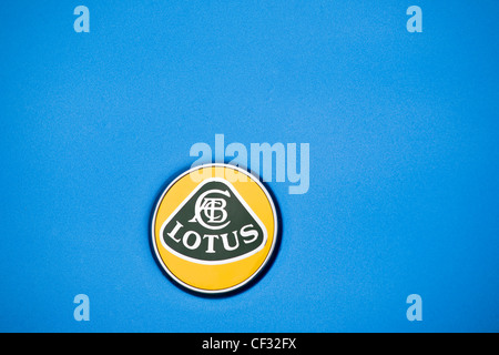 Lotus car badge Stock Photo - Alamy