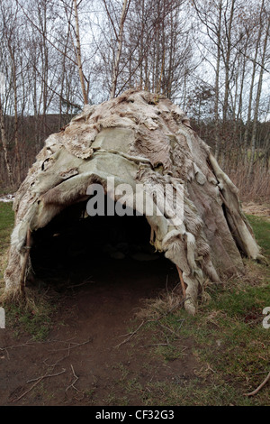Reconstructed Mesolithic Dwelling Stock Photo - Alamy