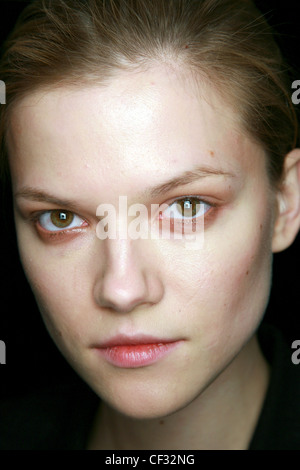 BCBG Backstage New York Ready to Wear Autumn Winter Head shot of blonde ...