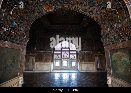Sheesh Mahal or Palace of Mirrors, Lahore Fort, Lahore, Pakistan Stock ...