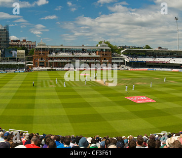 Grandstand at Lords Cricket Ground Stock Photo - Alamy