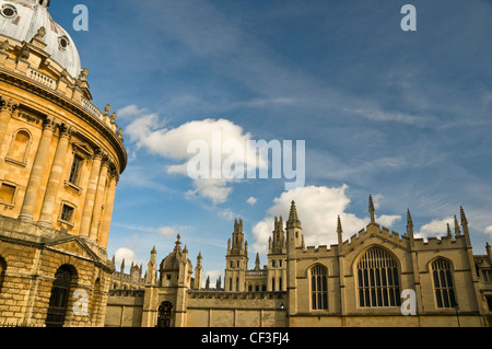 Inside the Radcliffe Camera lIbrary room Oxford Stock Photo - Alamy
