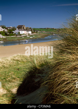 The Village and Estuary at Aberffraw, Anglesey Stock Photo - Alamy