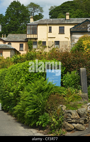 Brantwood House, the home of the artist, John Ruskin above Coniston ...