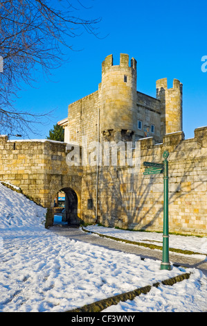 Walmgate Bar, the most complete of the four main medieval gateways to ...