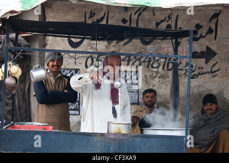 Chai stall, Islamabad, Pakistan Stock Photo - Alamy