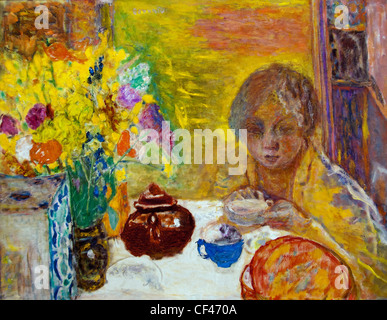 Pierre Bonnard - Le Dejeuner - 1932 - Museum of Modern Art Paris Stock ...