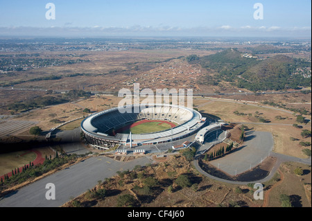 Aerial images of Zimbabwe's National Sport Stadium in Harare Stock ...