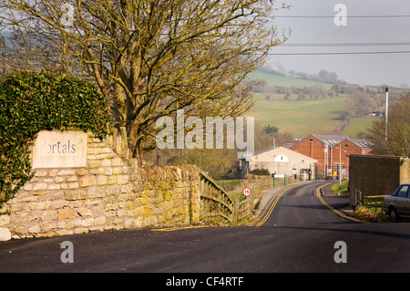 Entrance to Portals Bathford Ltd Stock Photo - Alamy