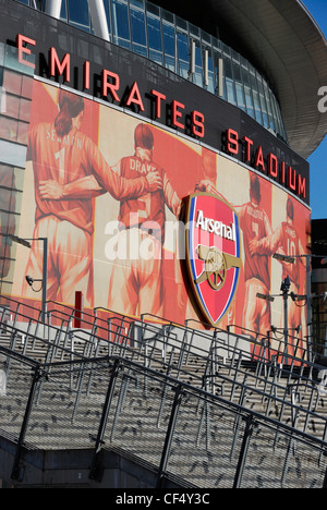 Emirates Stadium exterior, home of Arsenal Football Club, London, UK ...