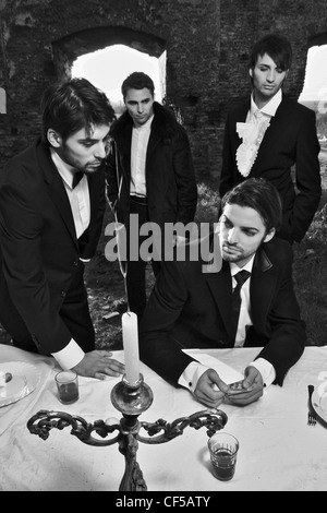 Last Supper remake Stock Photo - Alamy