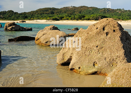 Nerga Beach. Cangas do Morrazo, Pontevedra, Galicia, Spain Stock Photo ...