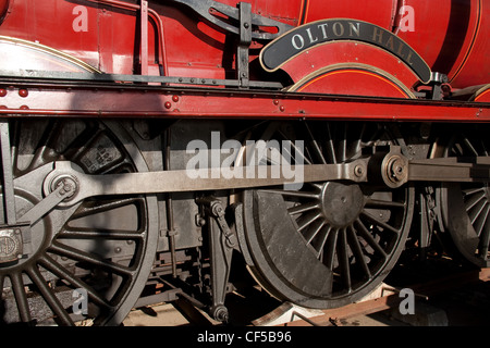 red steam train locomotive Stock Photo - Alamy