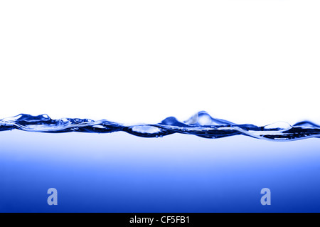 Crisp, clear, blue water photographed against white Stock Photo - Alamy