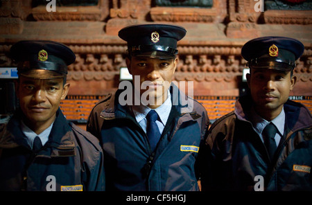 Police and security guards in Kathmandu, Nepal Stock Photo - Alamy