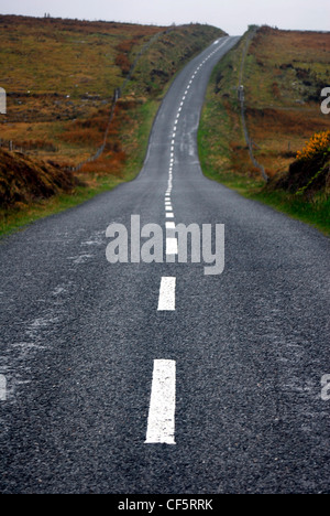 A road running through the Partry Mountains in County Mayo Stock Photo ...